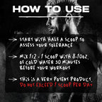 30 servings of AFTERDARK pre-workout