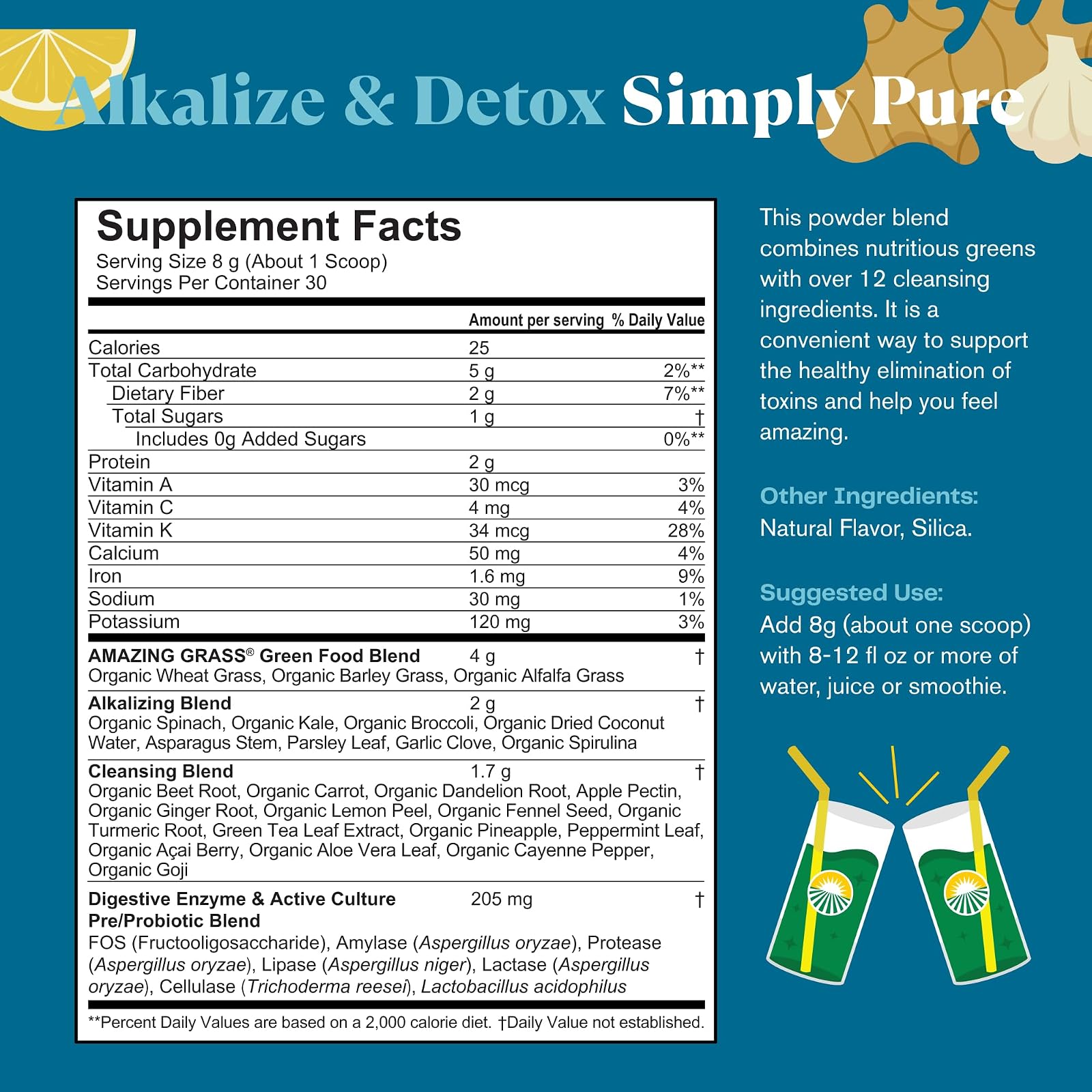 30 servings of Amazing Grass greens