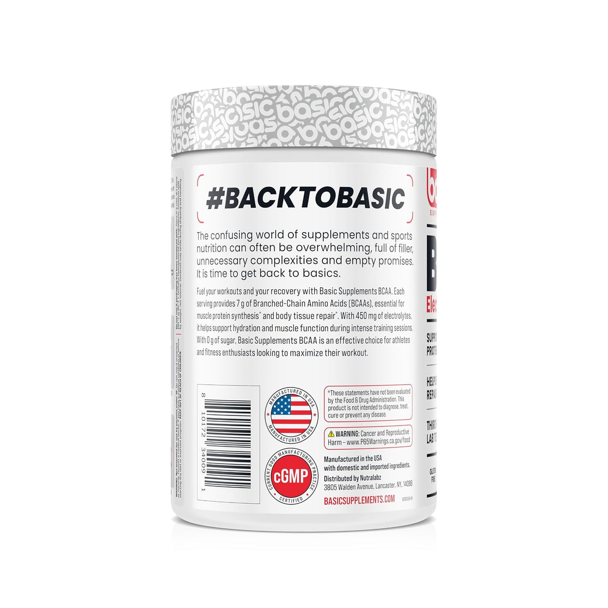 30 servings of BCAA powder