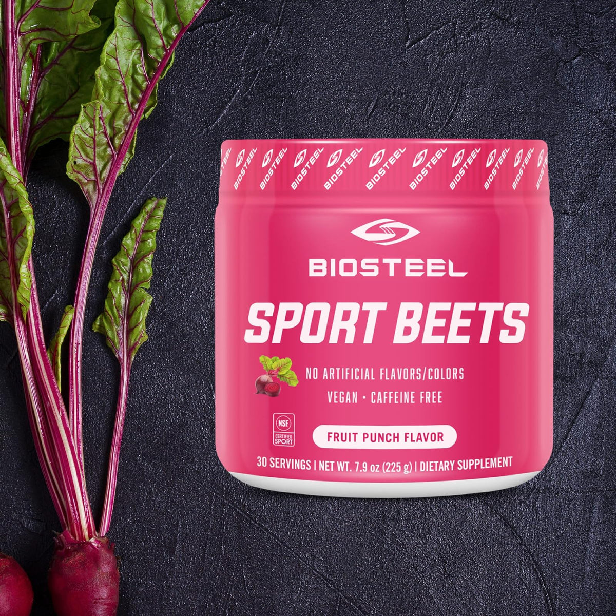 30 servings of BioSteel pre-workout nutrition