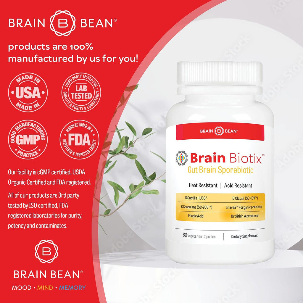 30 servings of brain-boosting probiotics
