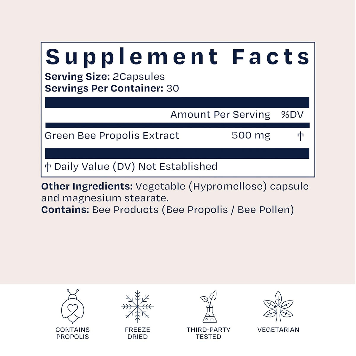 30 servings of Brazilian Green Propolis