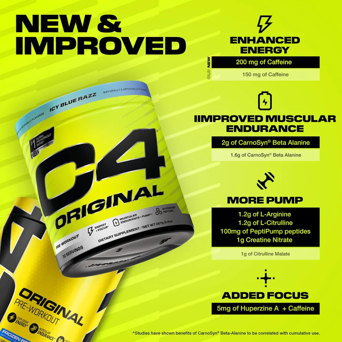 30 servings of C4 pre-workout