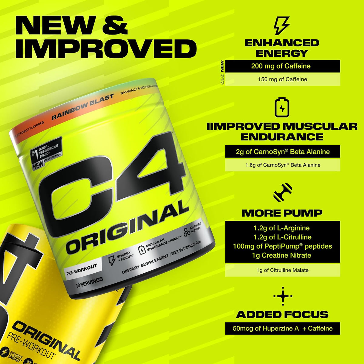 30 servings of C4 pre-workout