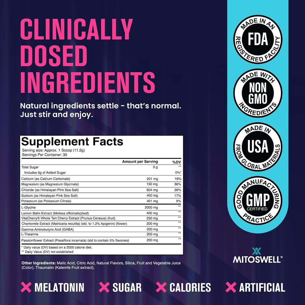 30 servings of calming magnesium