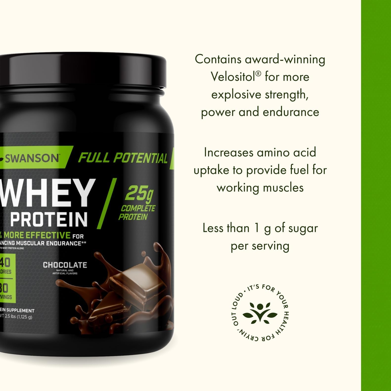 30 servings of chocolate protein