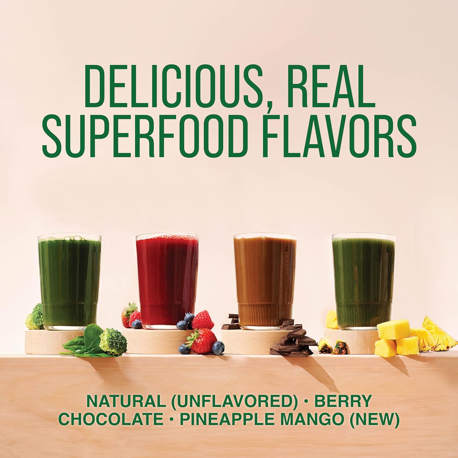 30 servings of chocolate superfoods