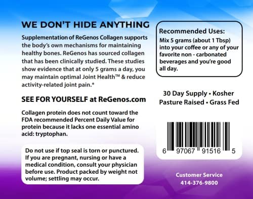 30 servings of collagen peptides