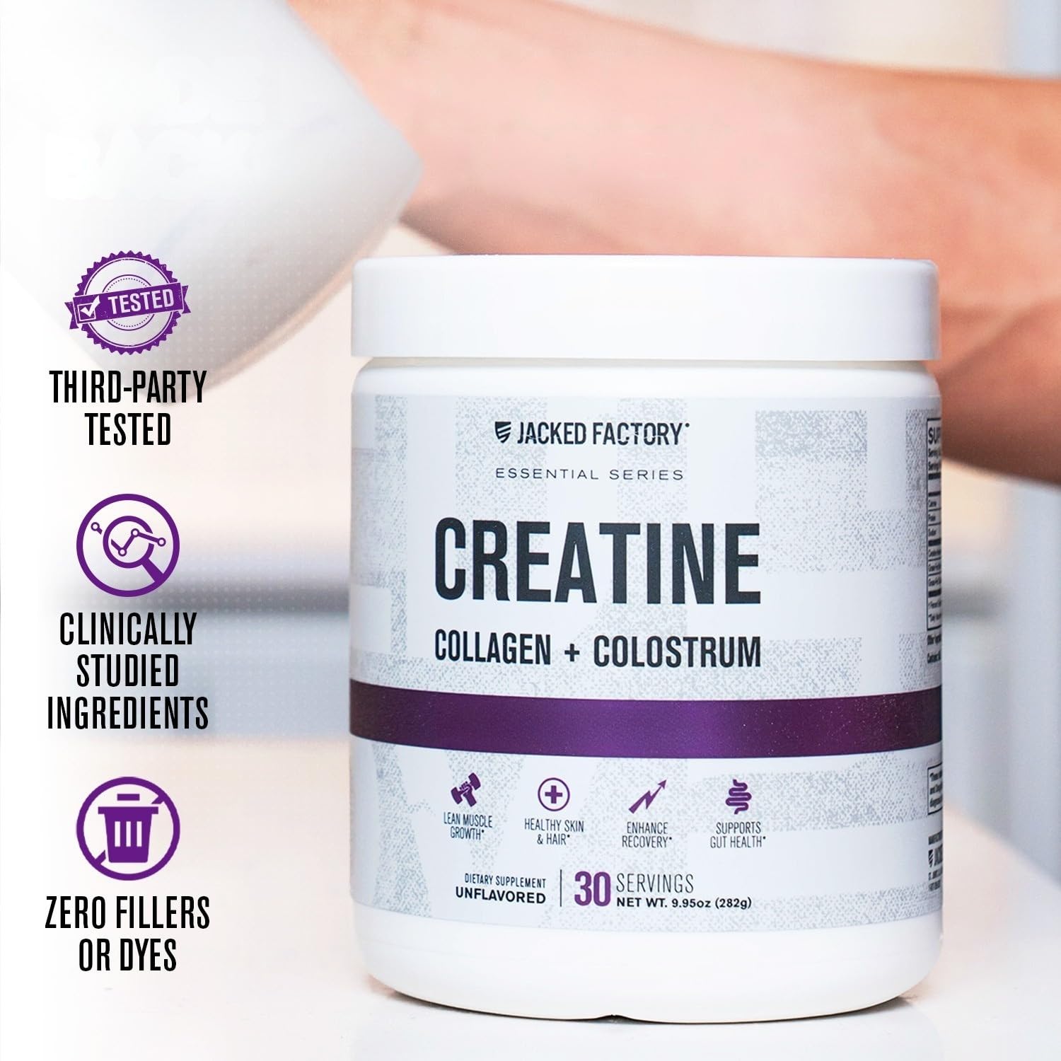 30 servings of creatine monohydrate