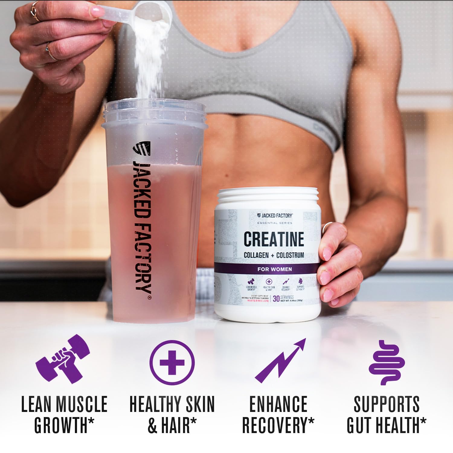 30 servings of creatine monohydrate