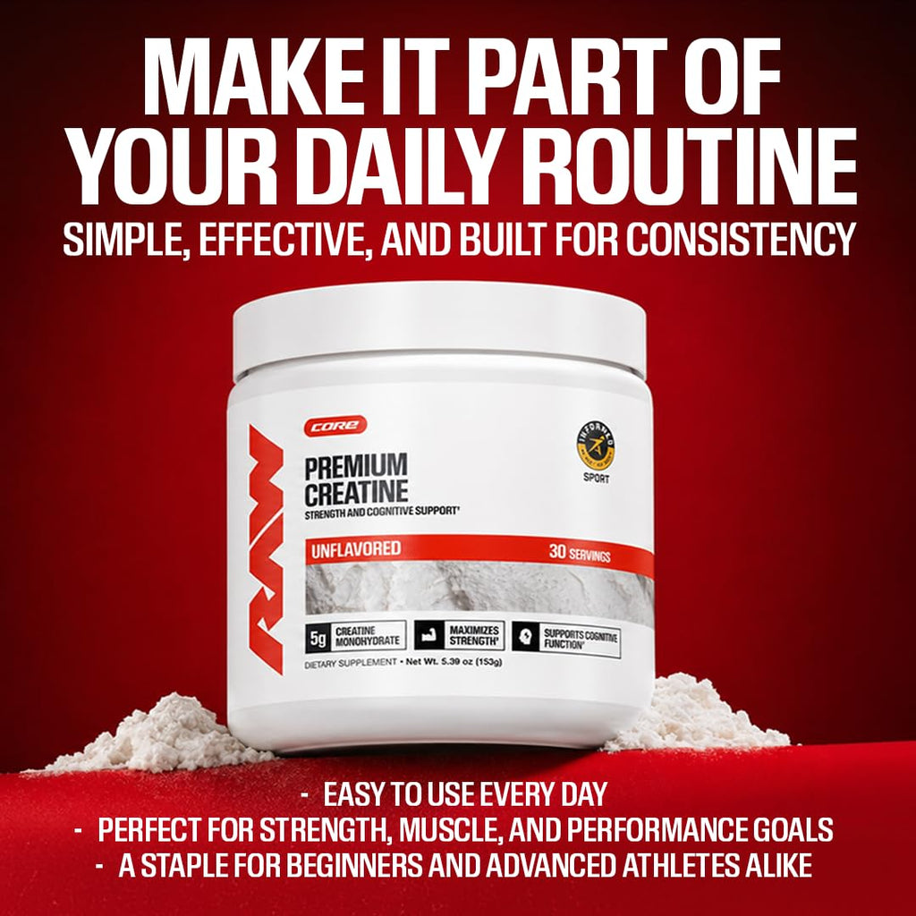 30 servings of creatine supplement