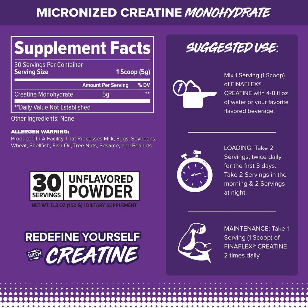 30 servings of creatine supplement