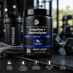 30 servings of creatine supplement