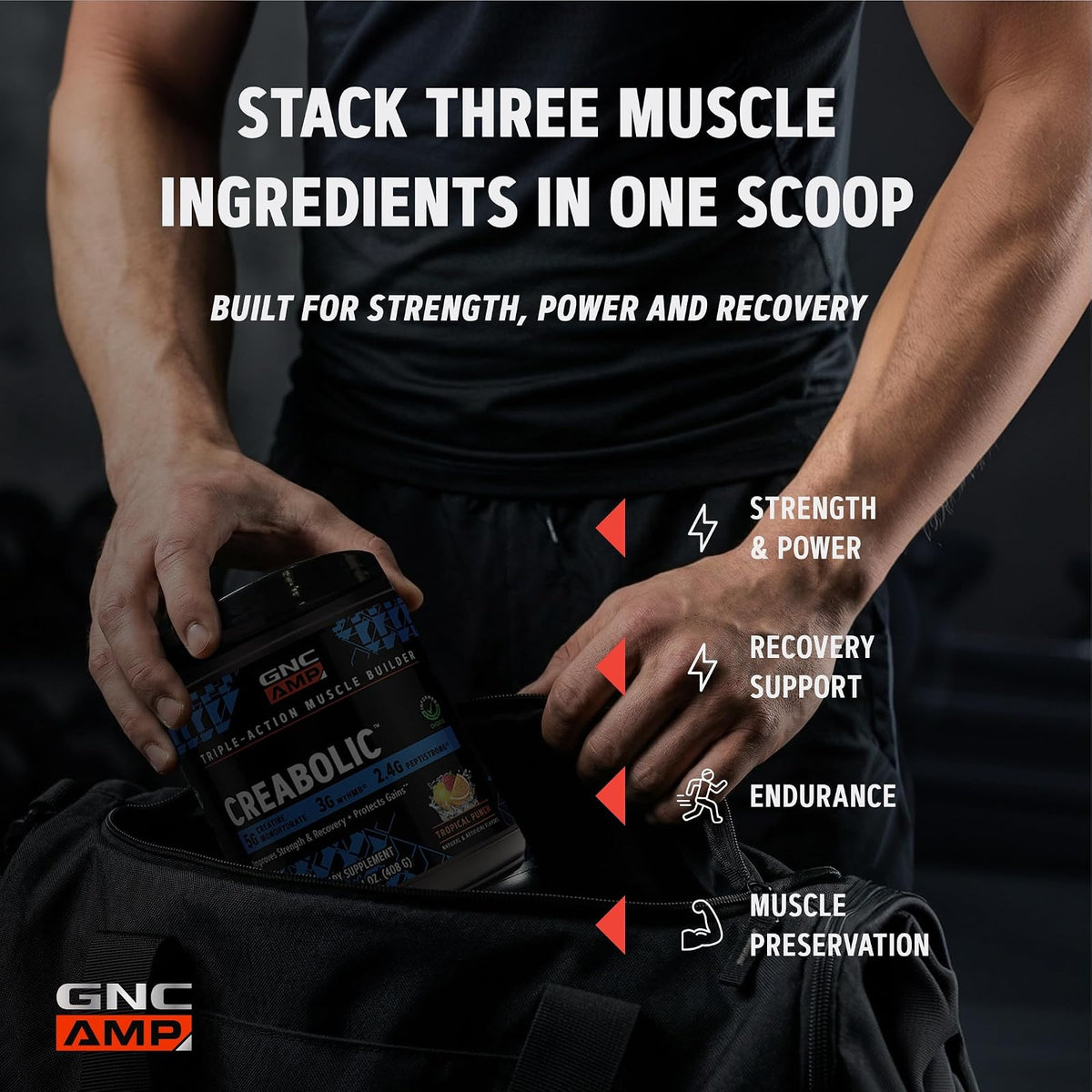 30 servings of creatine supplement