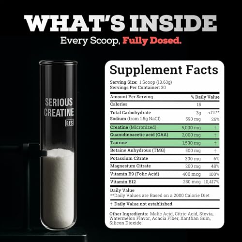 30 servings of creatine supplement