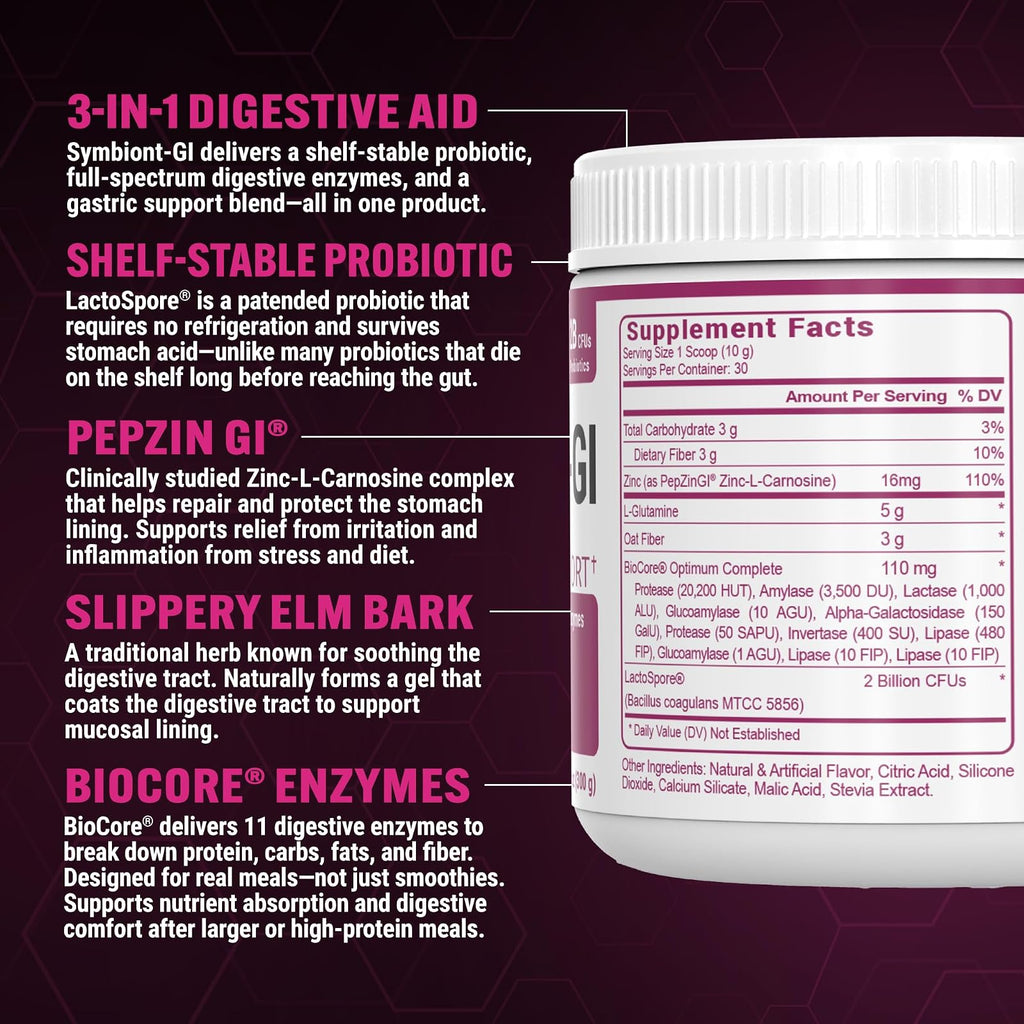 30 servings of digestive enzymes
