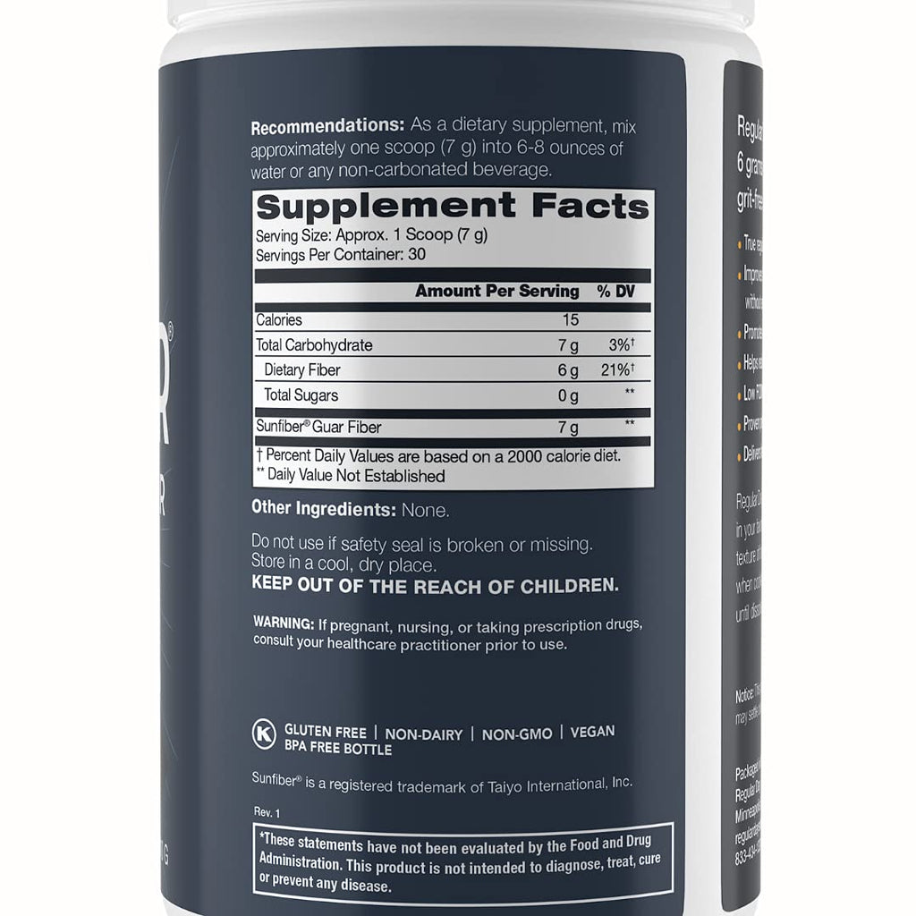 30 servings of digestive support fiber