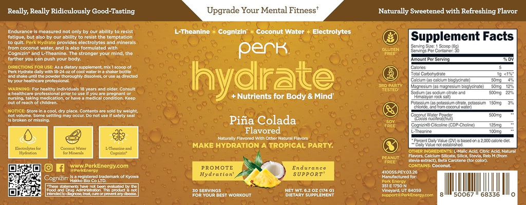 30 servings of electrolyte hydration