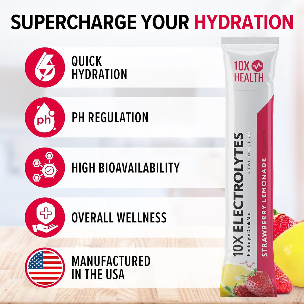 30 servings of electrolyte powder convenience