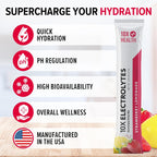 30 servings of electrolyte powder convenience