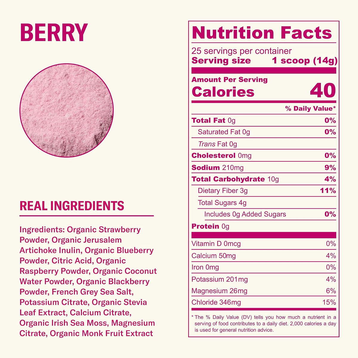 30 servings of electrolyte powder