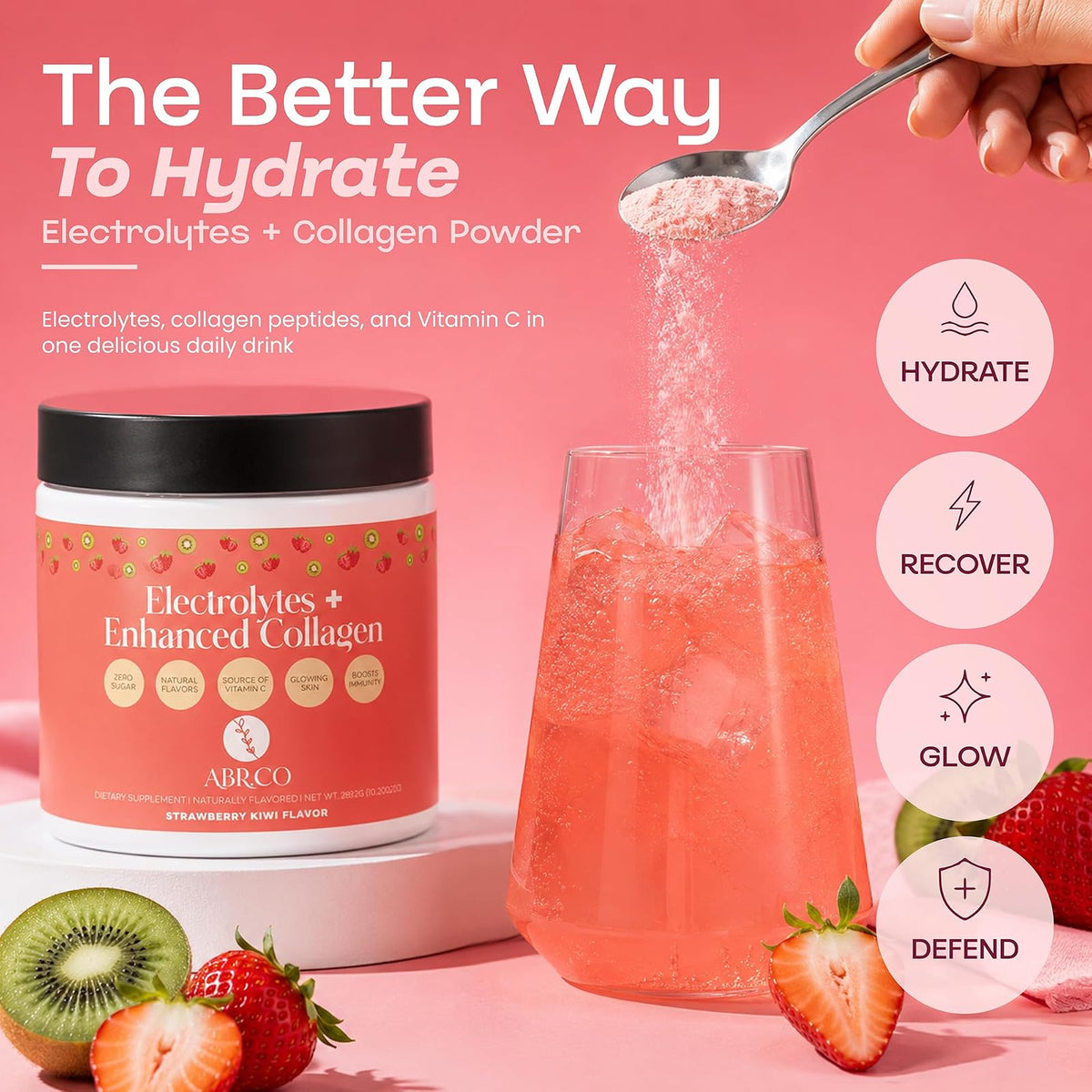 30 servings of electrolyte powder