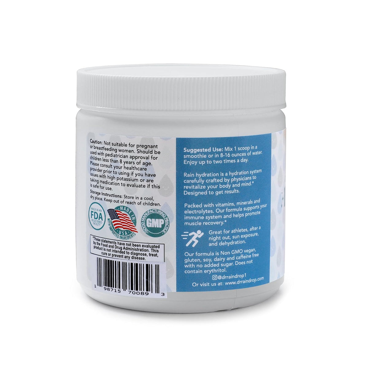30 servings of electrolyte powder