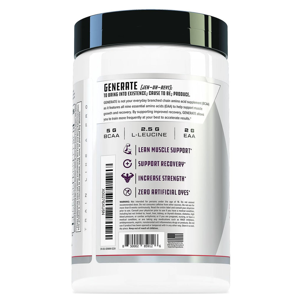 30 servings of energizing BCAA powder