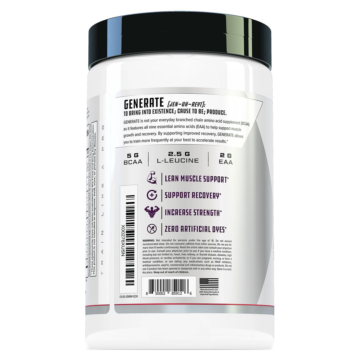 30 servings of energizing BCAA powder