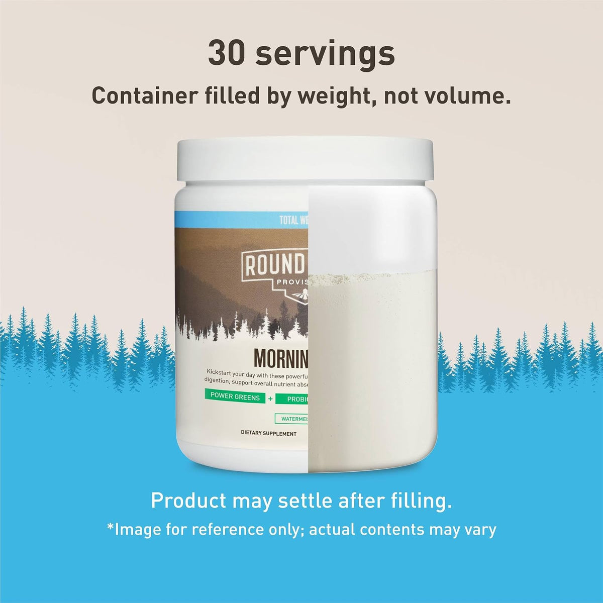 30 servings of energizing greens blend