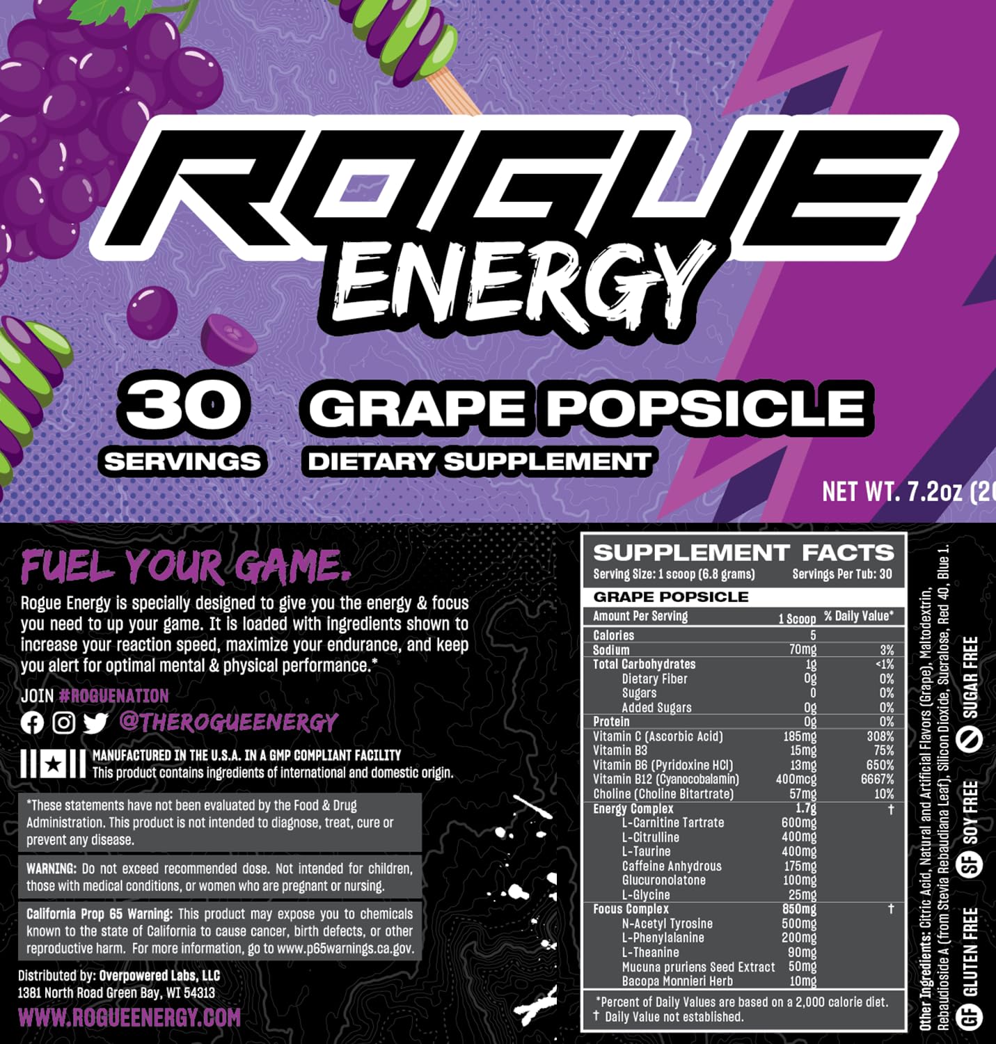30 servings of energy boost
