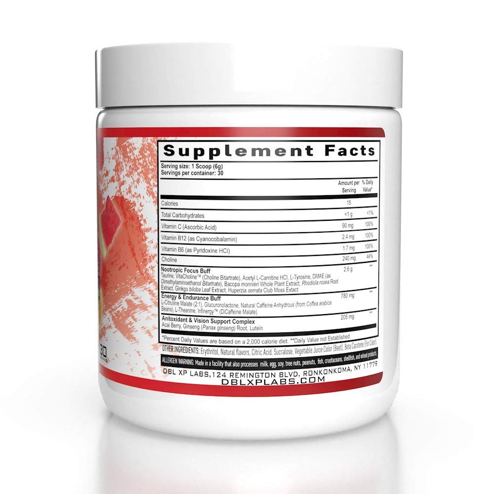 30 servings of energy drink powder