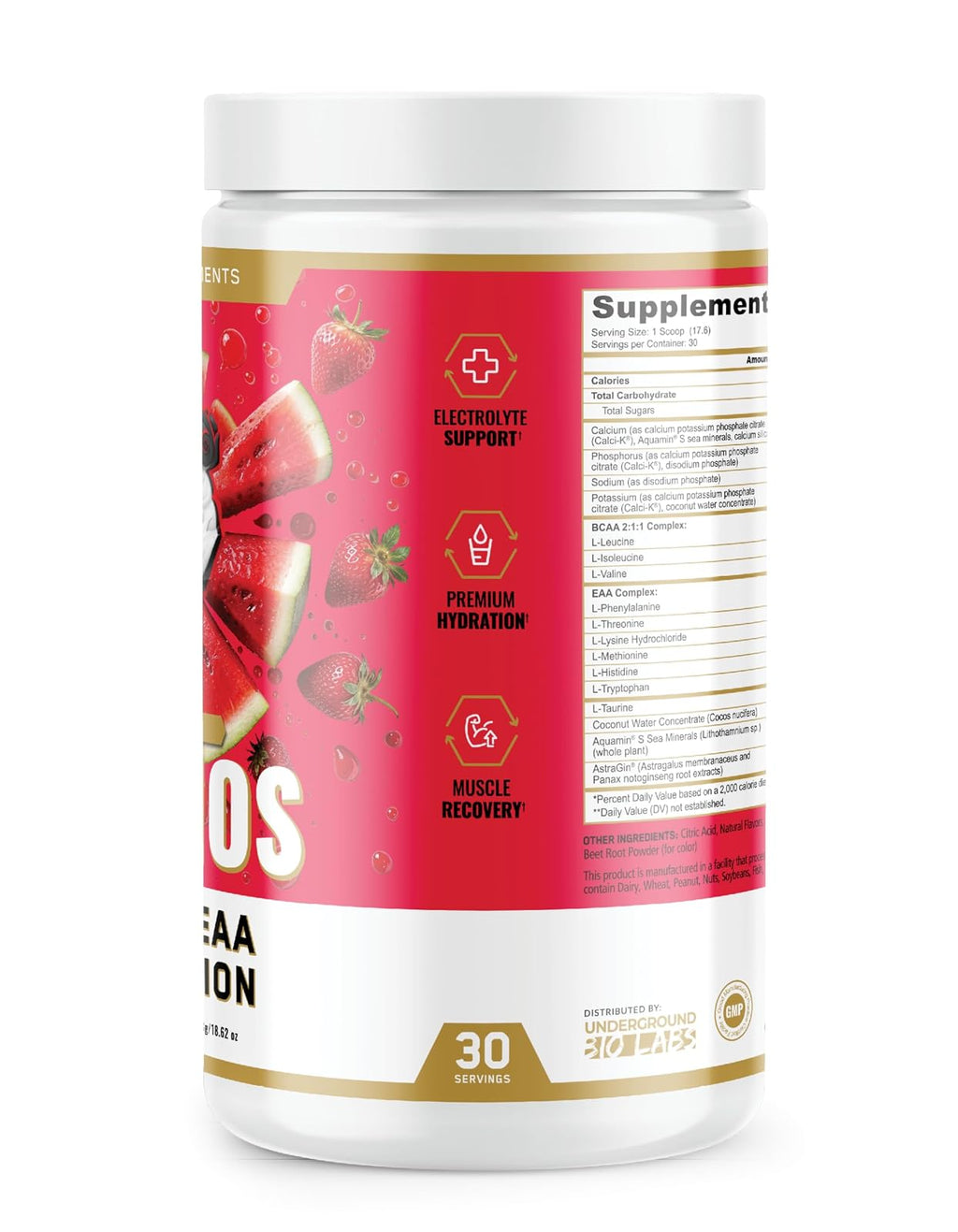 30 servings of essential amino acids