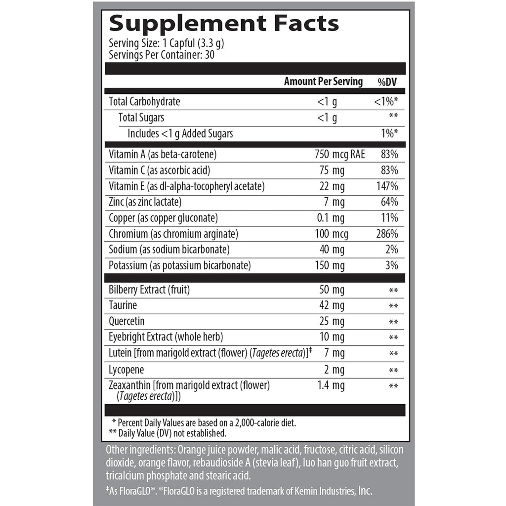 30 servings of eye wellness formula