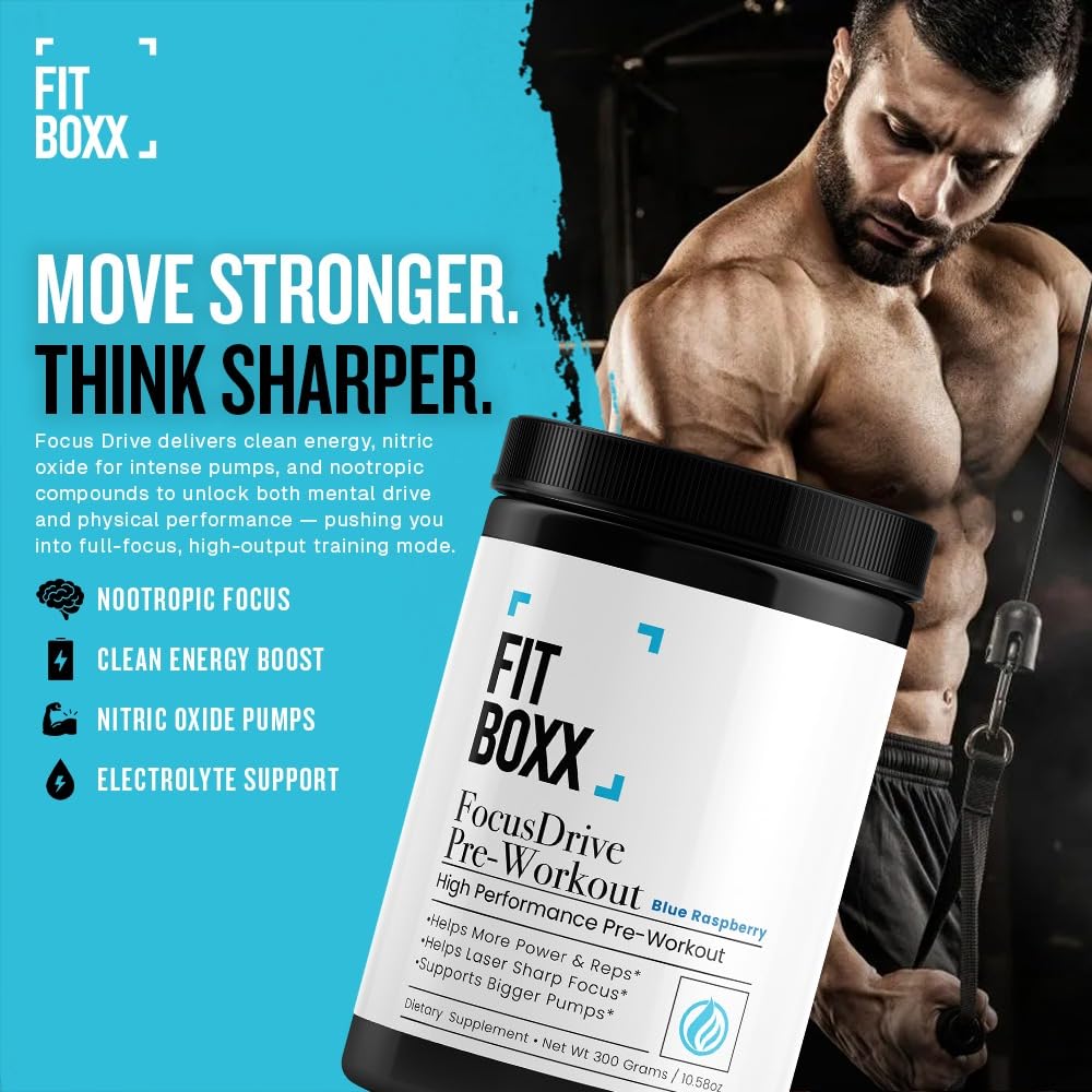30 servings of FocusDrive pre-workout