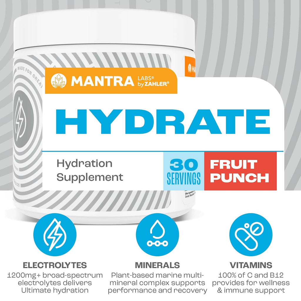 30 servings of fruit punch electrolytes