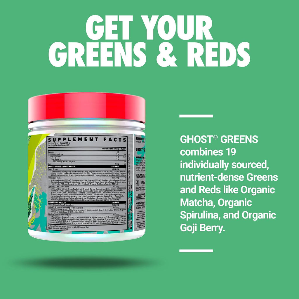 30 servings of GHOST greens