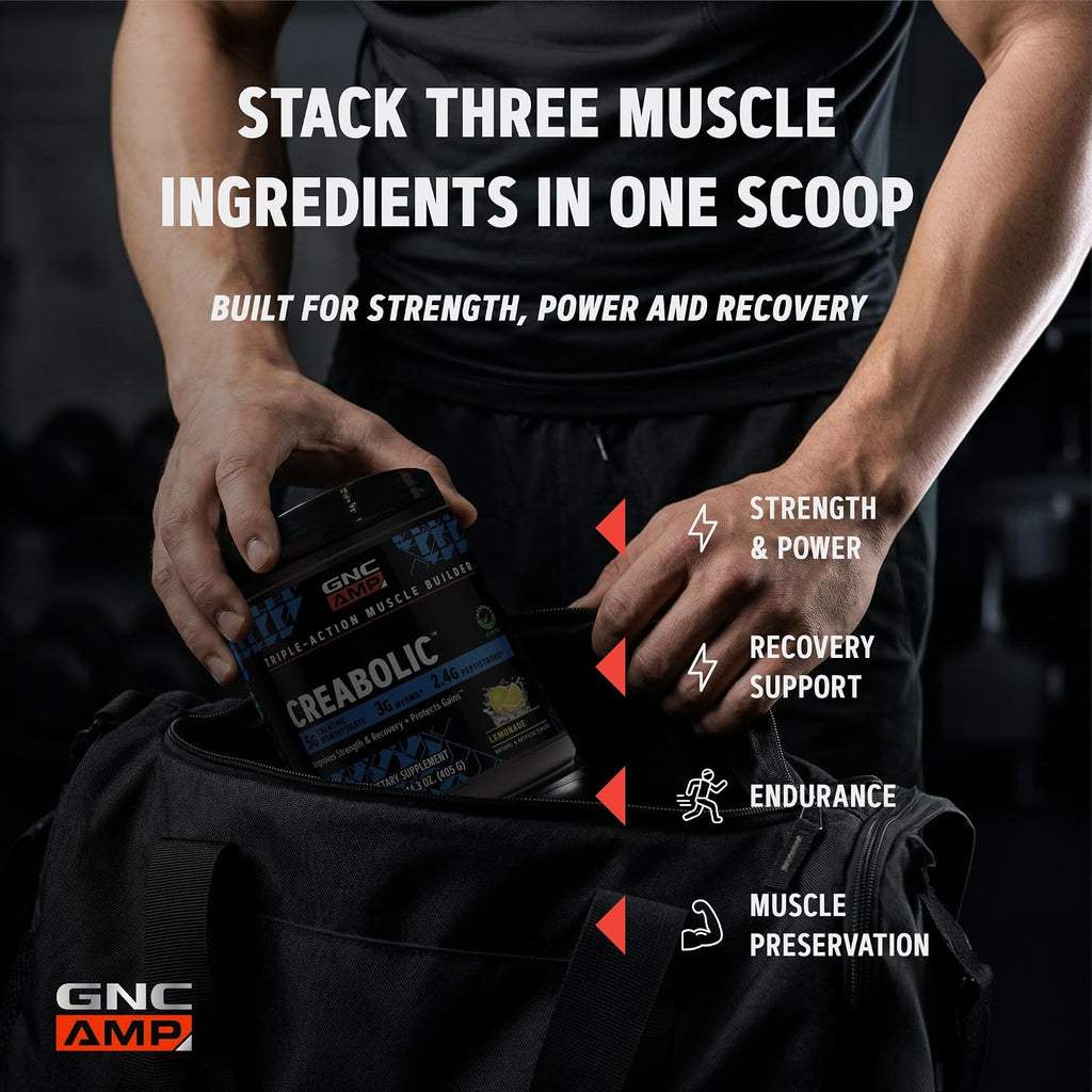 30 servings of GNC creatine monohydrate