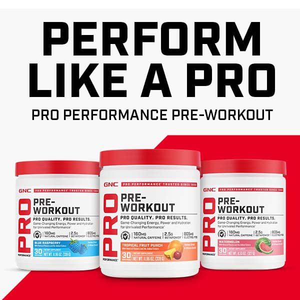 30 servings of GNC pre-workout