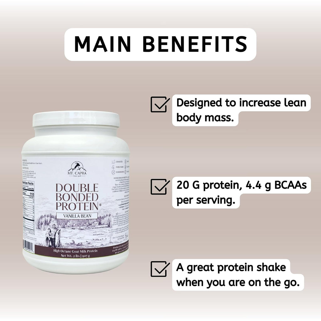 30 servings of goat protein