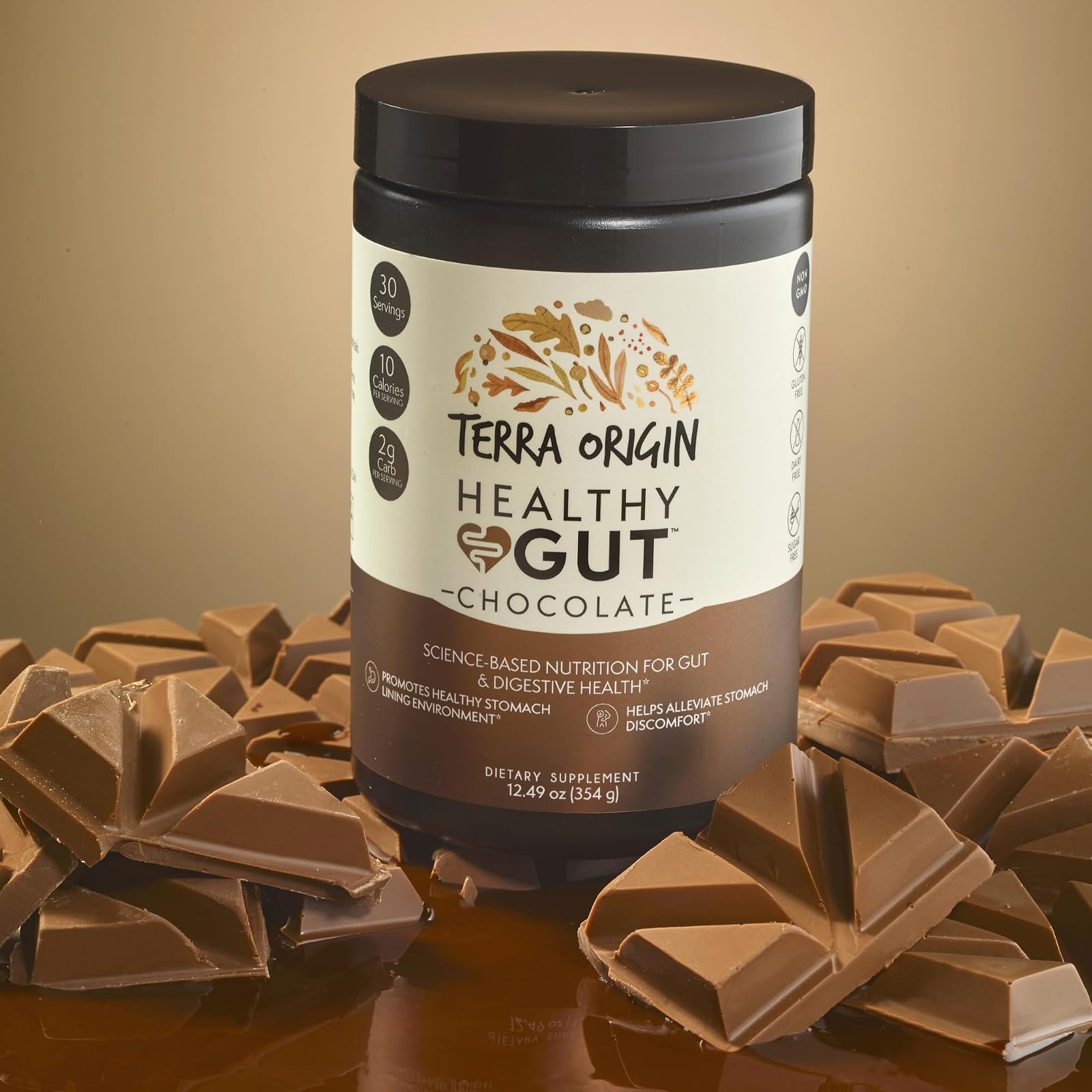 30 servings of gut-friendly chocolate