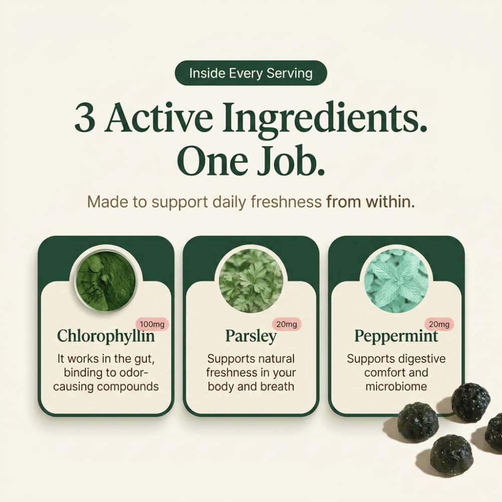 30 servings of Haloven chlorophyll gummies