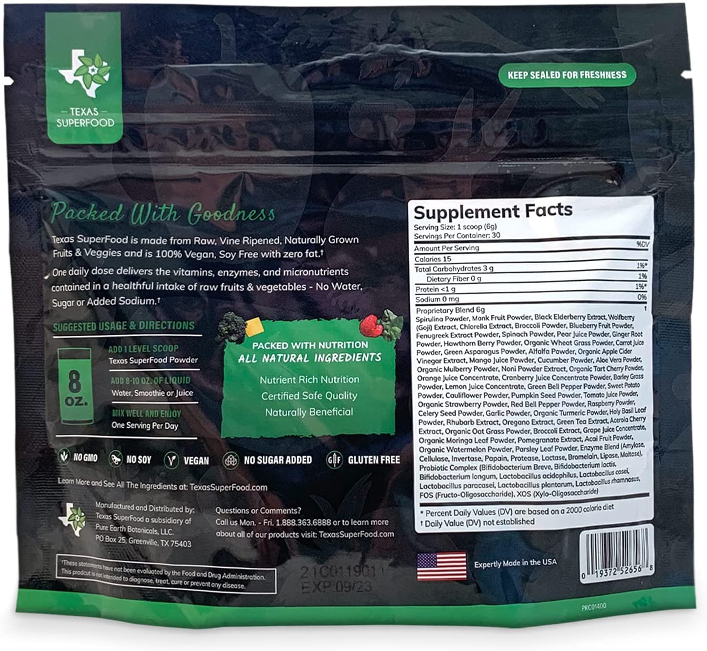 30 servings of health support
