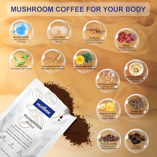 30 servings of healthy mushroom coffee