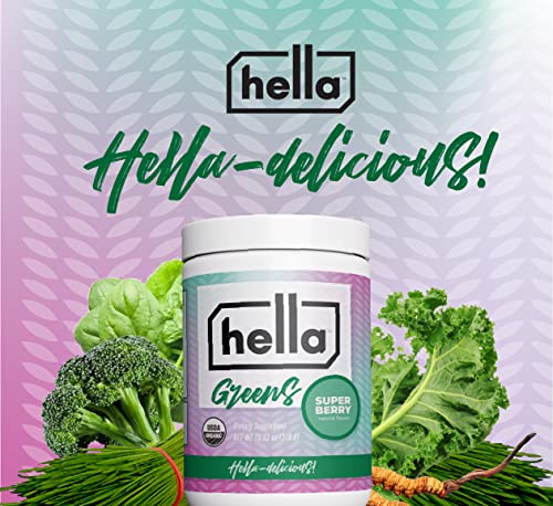 30 servings of Hella Greens Powder