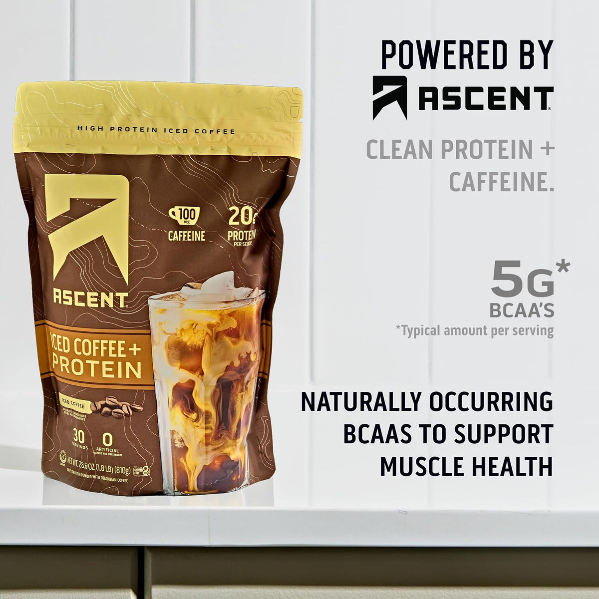 30 servings of iced coffee protein