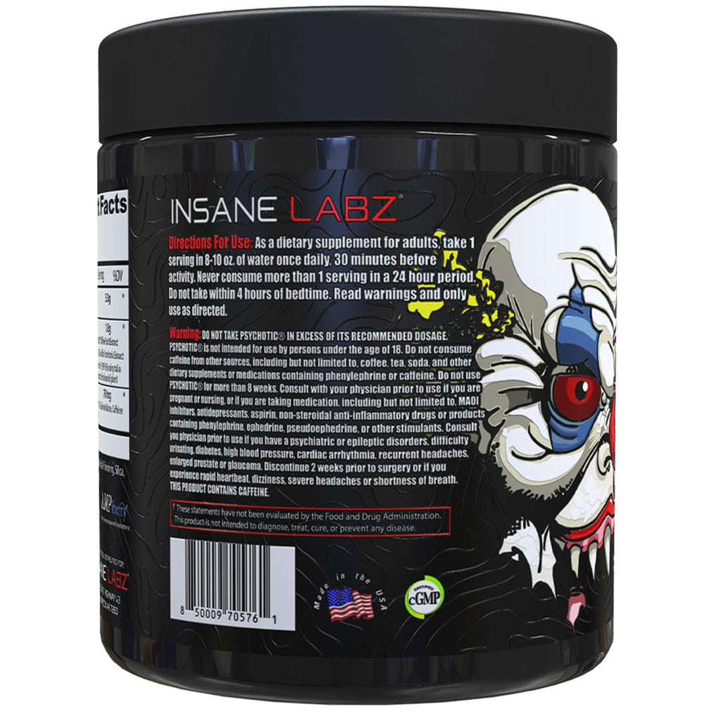 30 servings of Insane Labz pre workout