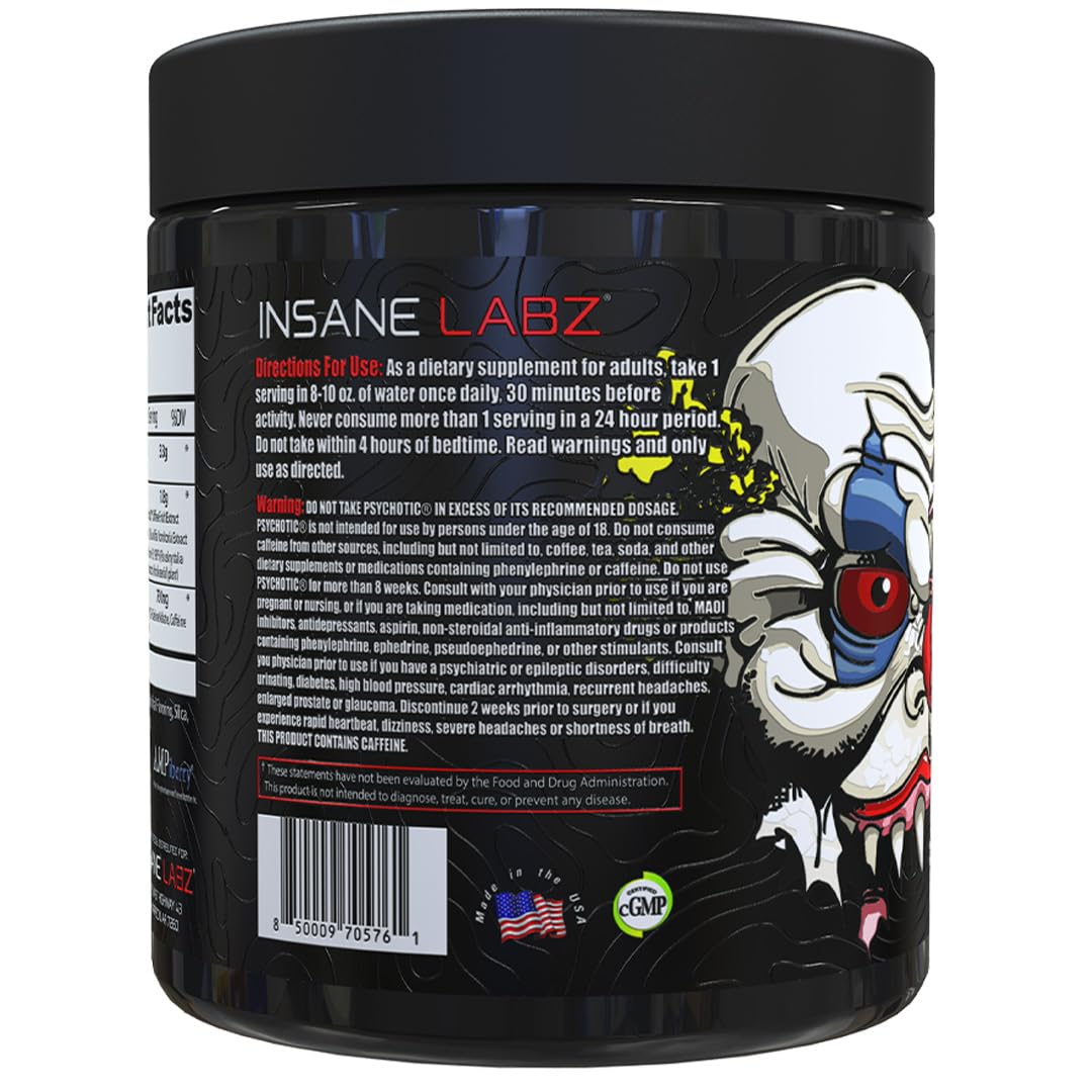 30 servings of Insane Labz pre workout