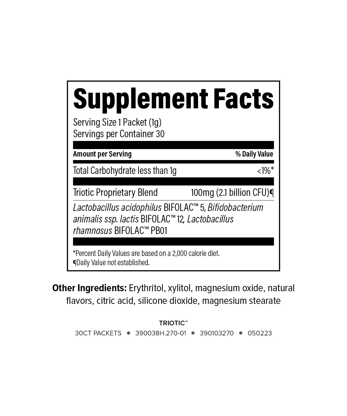 30 servings of Isagenix probiotics