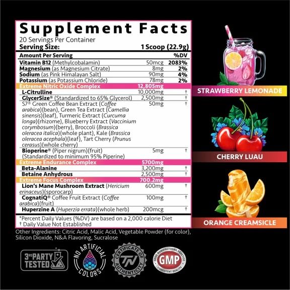 30 servings of L-Citrulline